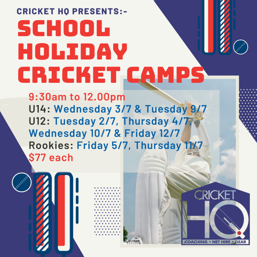 Cricket HQ - School Holiday Programs